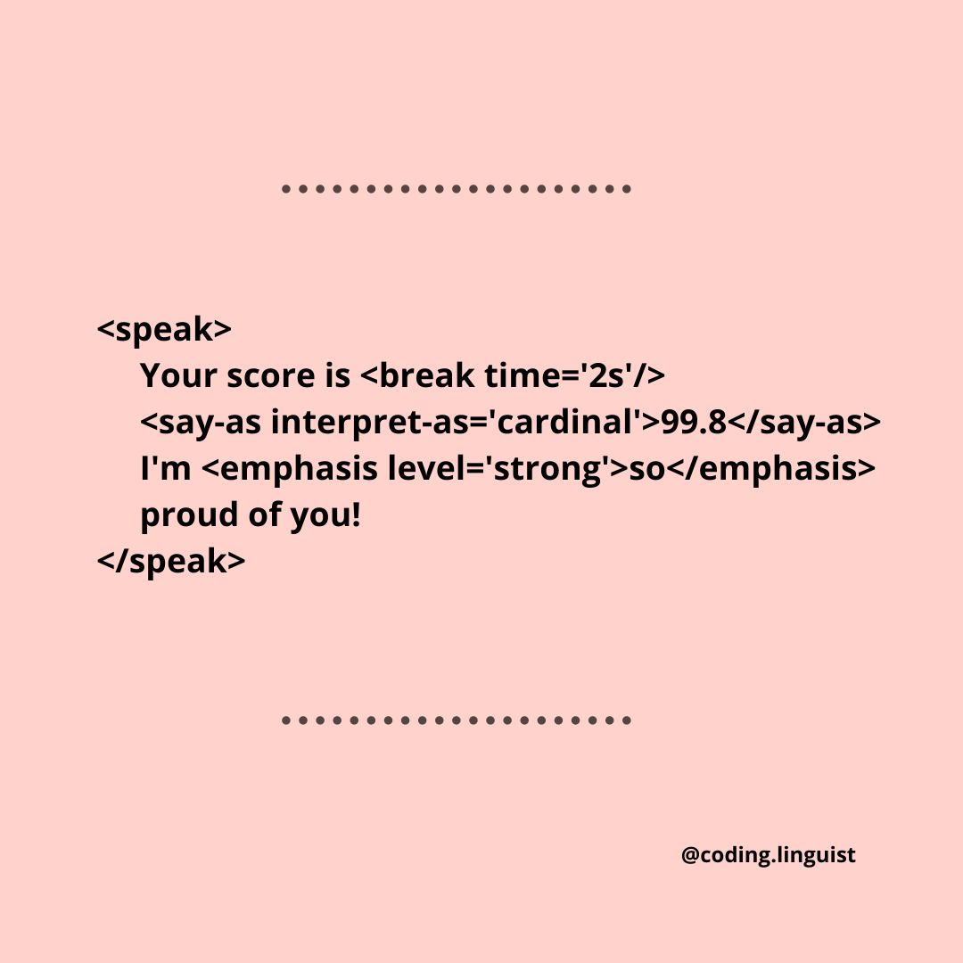 What is SSML? – Ciara Anderson, PhD